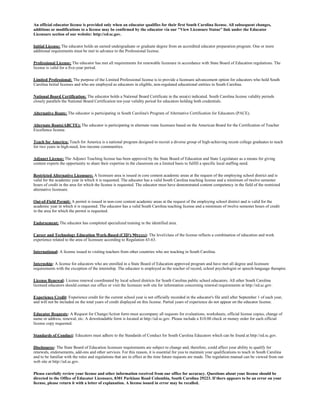 Teaching Certificate | PDF