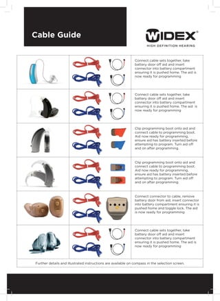 Widex Programming Cable guide | PDF