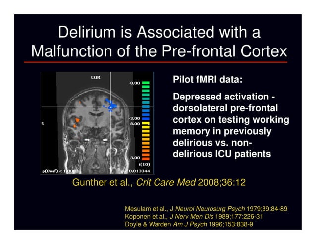 Sleep in the ICU The Next Delirium Frontier? | PDF | Sleep Disorders ...