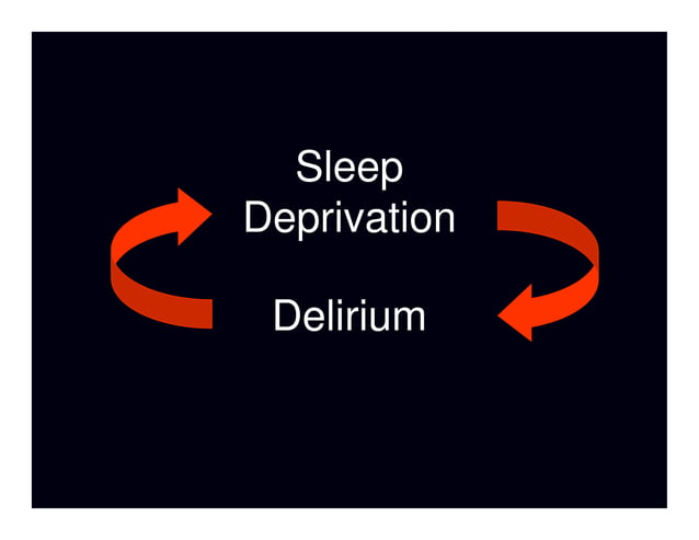 Sleep in the ICU The Next Delirium Frontier? | PDF | Sleep Disorders ...