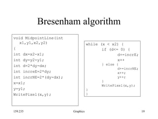 1536 graphics & graphical programming | PPT