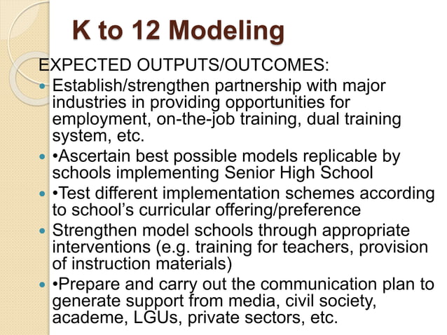K to 12 CURRICULUM FOR BASIC EDUCATION | PPTX