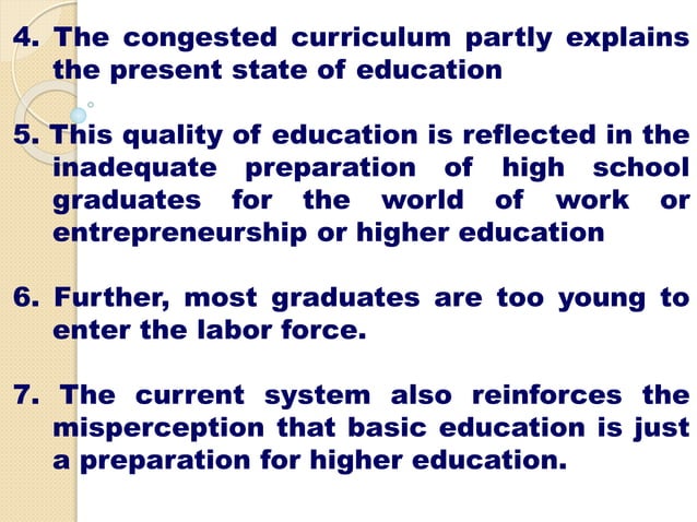 K To 12 CURRICULUM FOR BASIC EDUCATION K To 12 CURRICULUM FOR BASIC EDUCATION