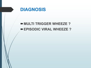 The story of Anish - Managing a wheezing child | PPTX