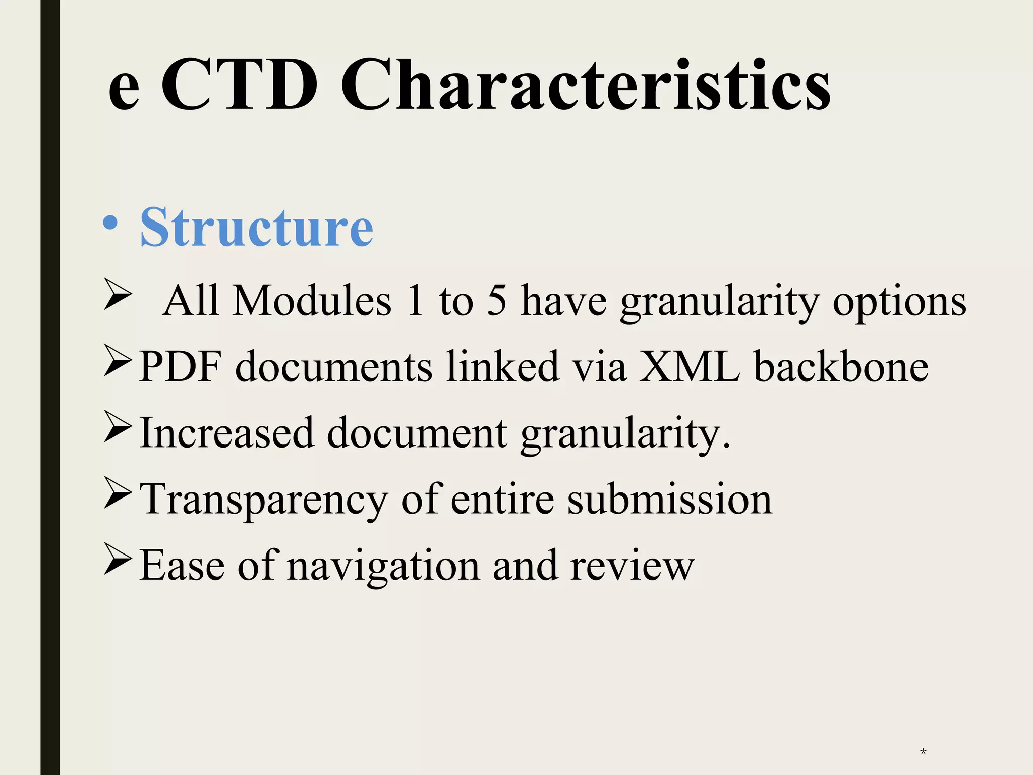 CTD and ECTD Document | PPT | Desktop Publishing | Computer Software and Applications