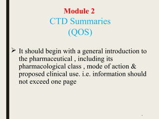 CTD and ECTD Document | PPT | Desktop Publishing | Computer Software ...
