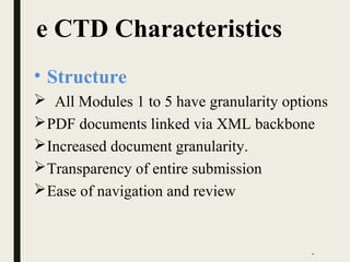 CTD and ECTD Document | PPT | Desktop Publishing | Computer Software ...