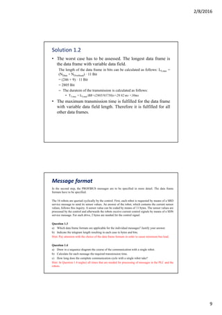 profibus theory solution | PDF