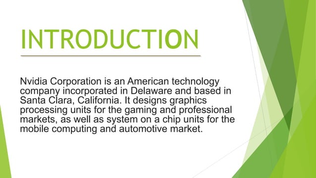 nvidia COMPANY FULL presentation | PPTX | Computing | Technology ...