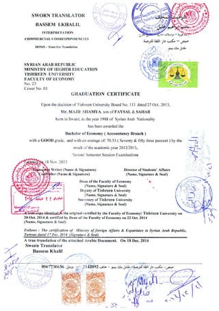 Graduation Certificate | PDF