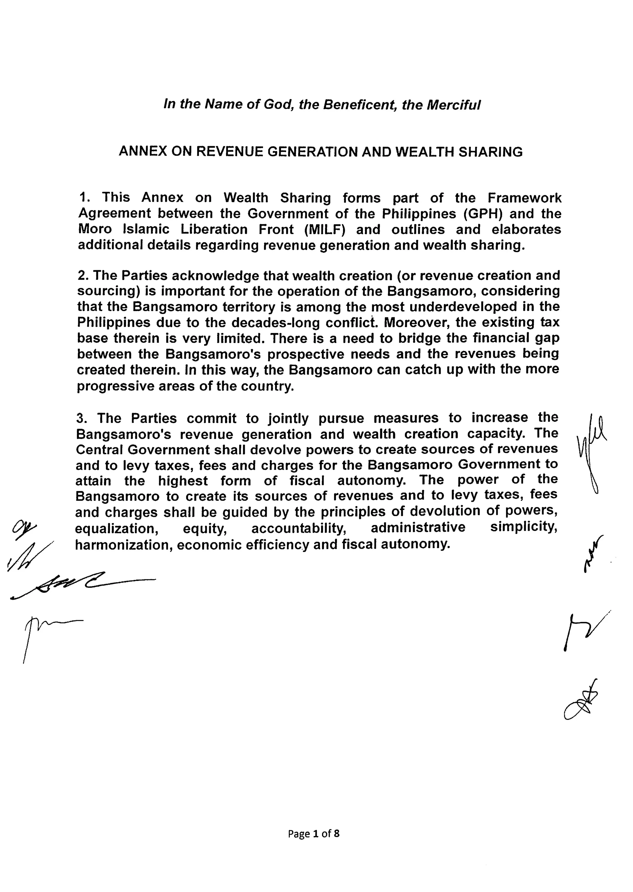 Signed-annex-on-revenue-generation-and-wealth-sharing | PDF
