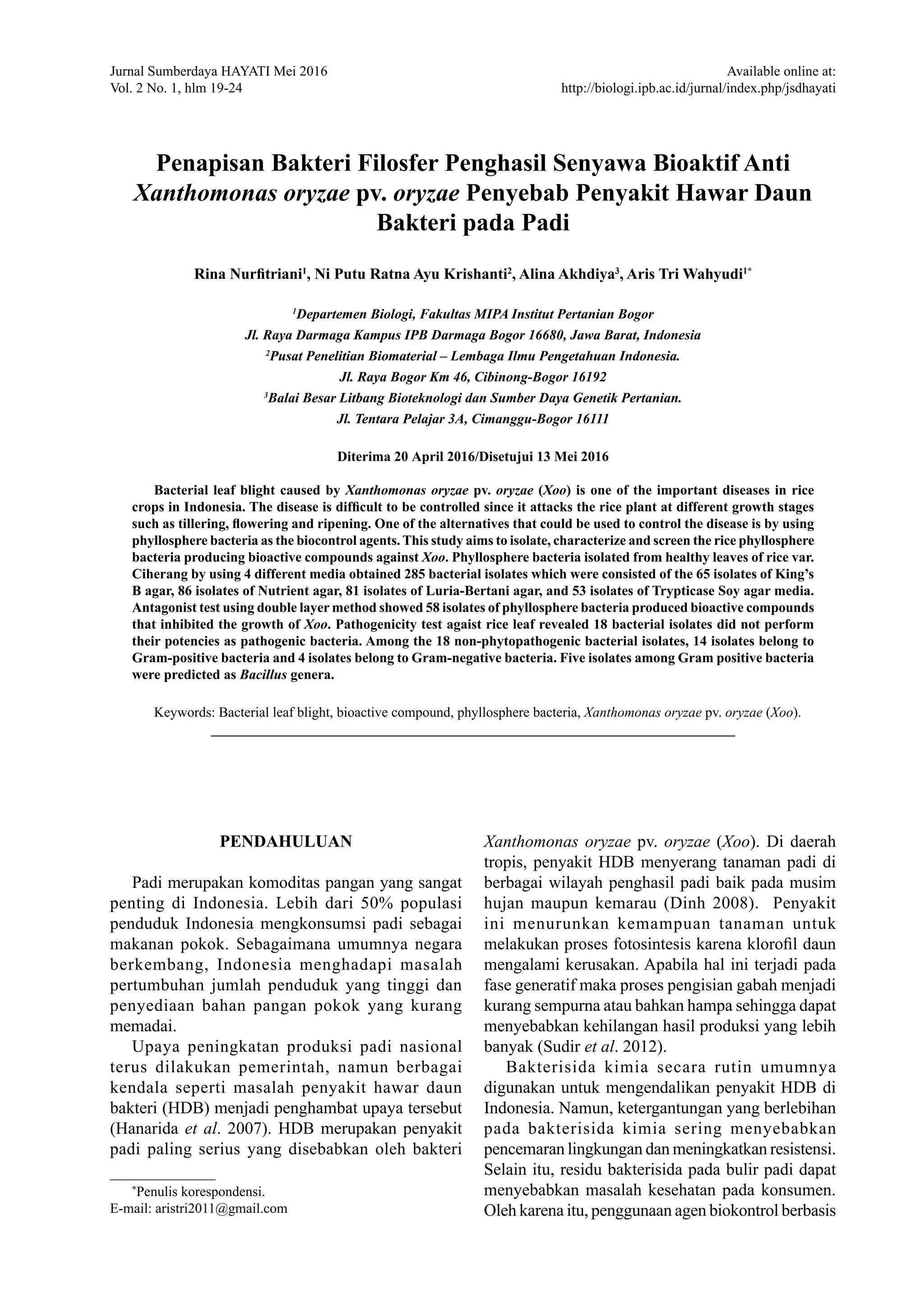 bakteri filosfer | PDF