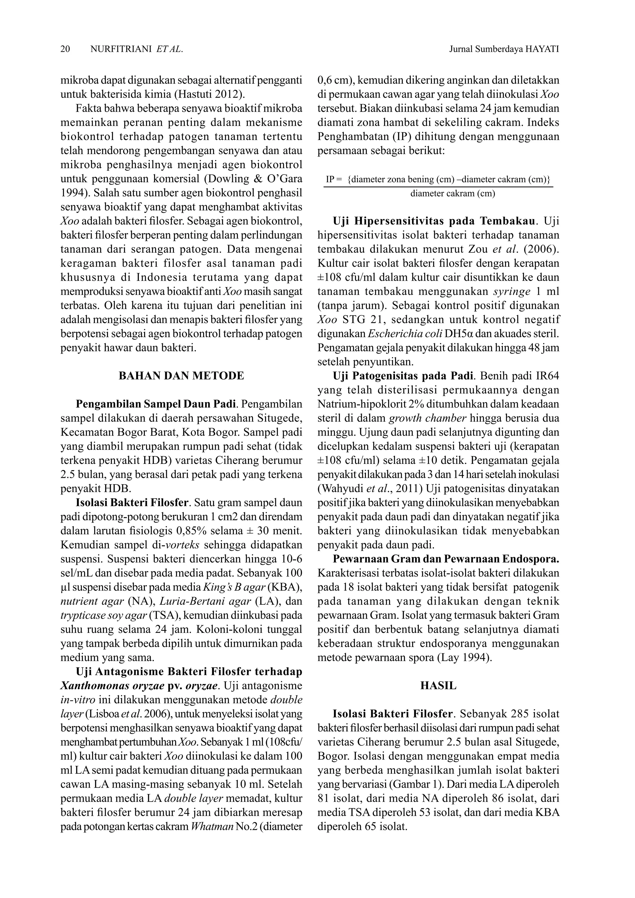 bakteri filosfer | PDF