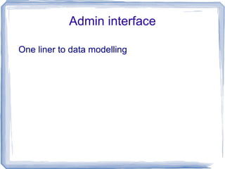 * DJANGO - The Python Framework - Low Kian Seong, Developer | PPT