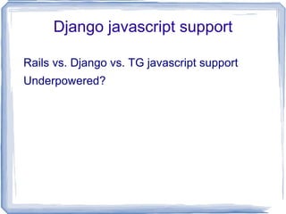 * DJANGO - The Python Framework - Low Kian Seong, Developer | PPT