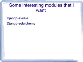 * DJANGO - The Python Framework - Low Kian Seong, Developer | PPT