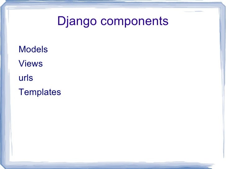 Django The Python Framework Low Kian Seong Developer