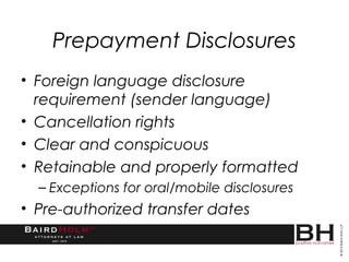 CFPB's Regulation E: Remittance Transfer Rule 2015 Update | PPT