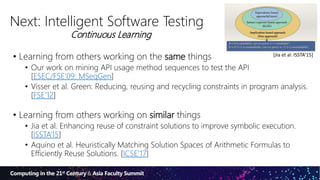 MSRA 2018: Intelligent Software Engineering: Synergy between AI and ...