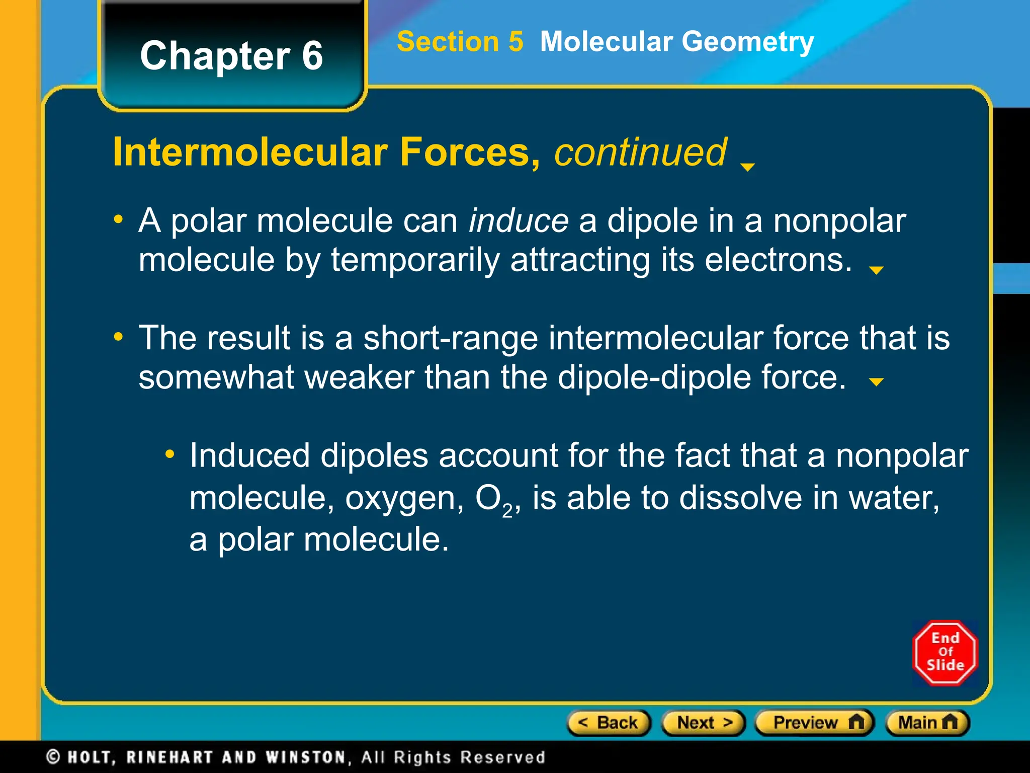 Presentation on theme: "Intermolecular Forces"— Presentation transcrip ...