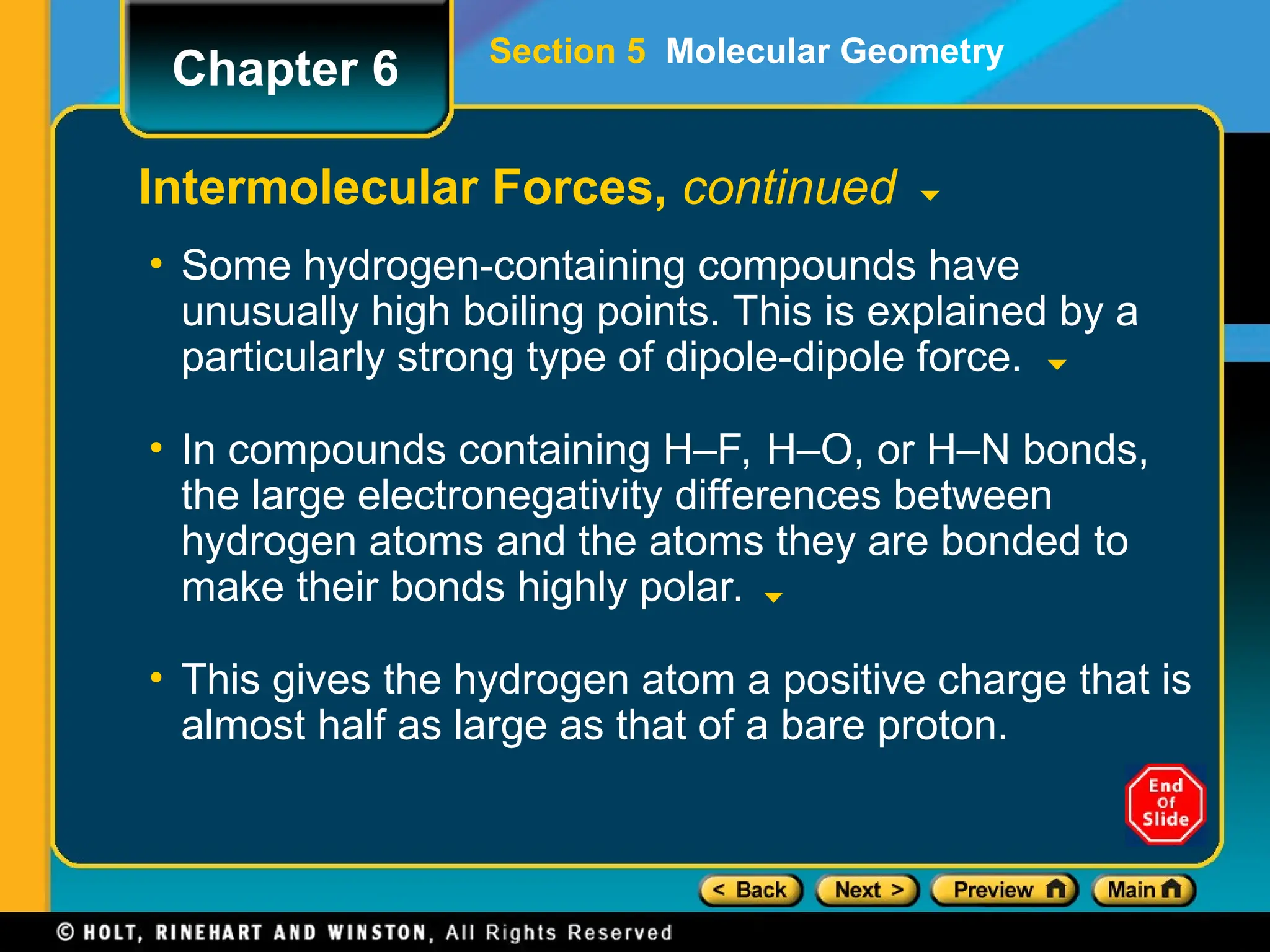 Presentation on theme: "Intermolecular Forces"— Presentation transcrip ...