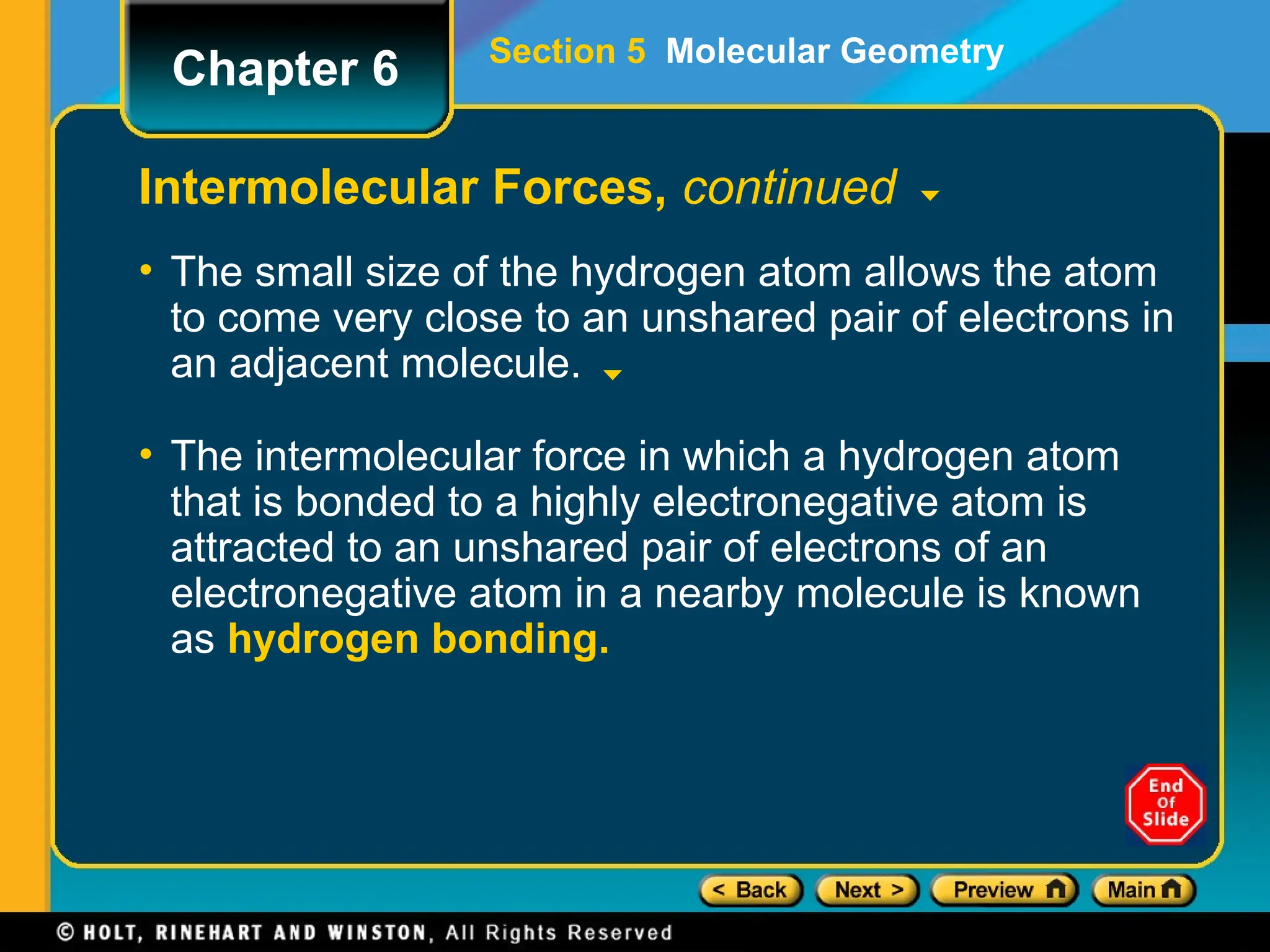 Presentation on theme: "Intermolecular Forces"— Presentation transcrip | PPT