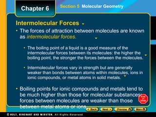 Presentation on theme: "Intermolecular Forces"— Presentation transcrip ...