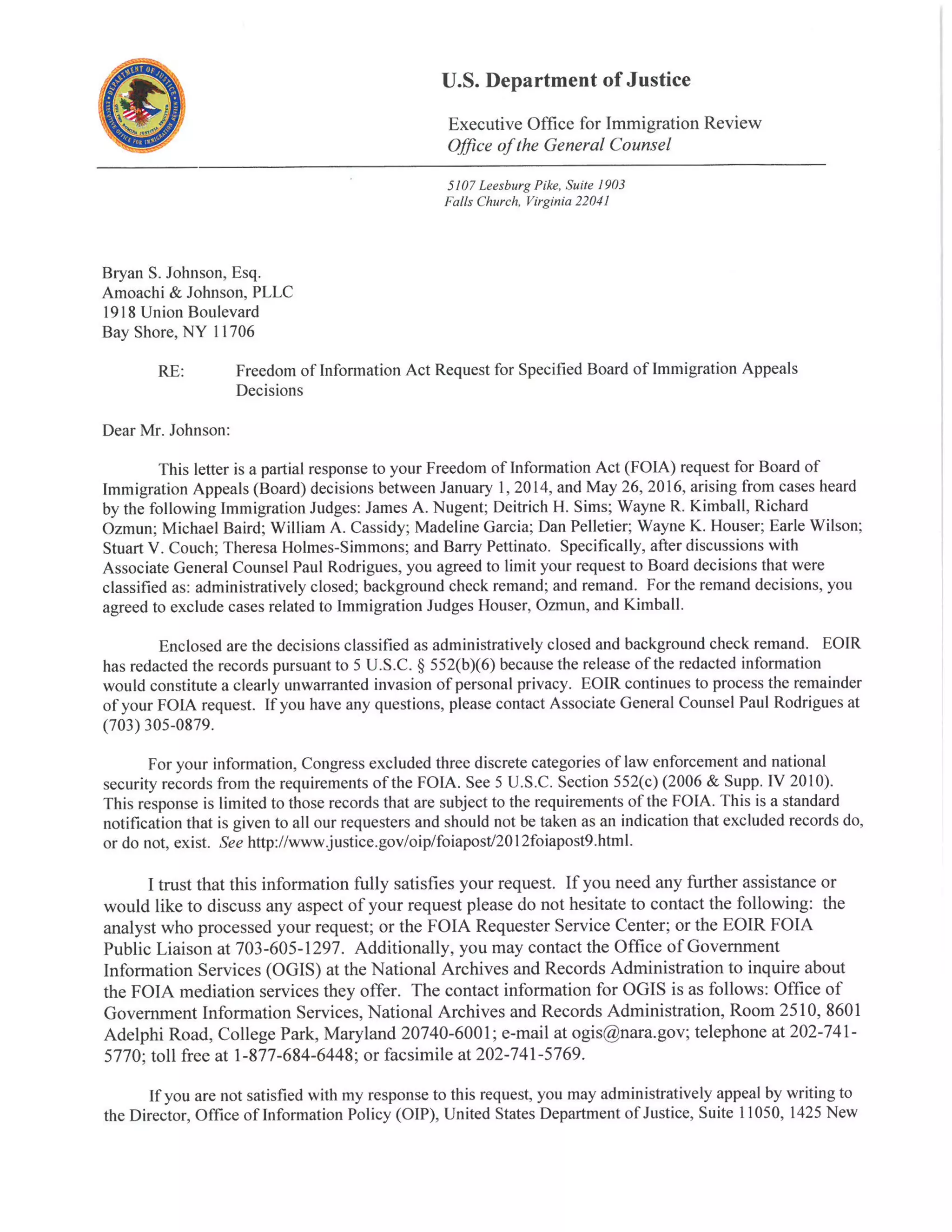 BIA decisions Atlanta-Dallas-Charlotte Immigration Judges. | PDF ...