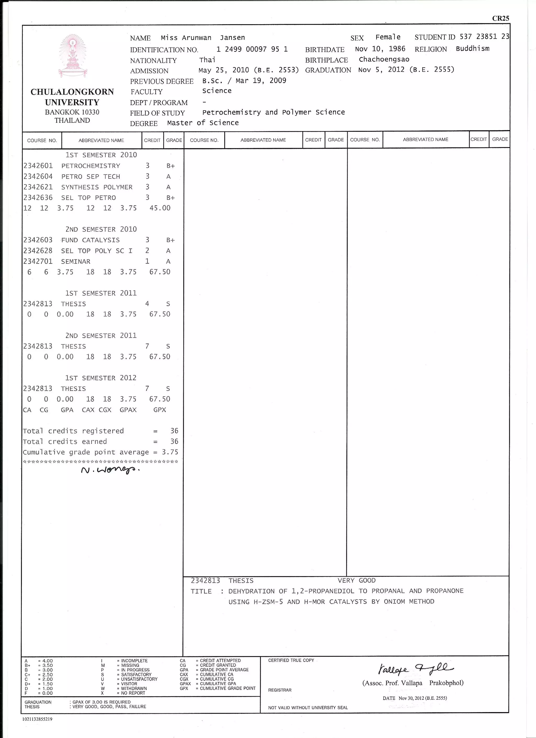 Transcript_CU | PDF