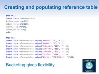 Obtain better data accuracy using reference tables | PPT