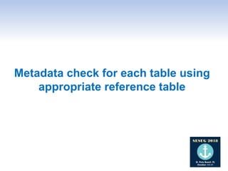 Obtain better data accuracy using reference tables | PPT