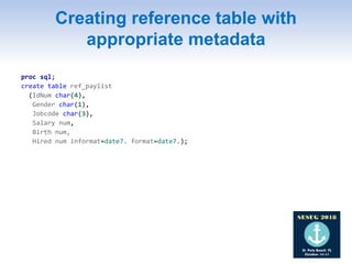 Obtain better data accuracy using reference tables | PPT