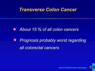 Standardization of CME for Transverse Colon Cancer | PPTX | Digestive ...
