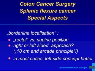 Standardization of CME for Transverse Colon Cancer | PPTX