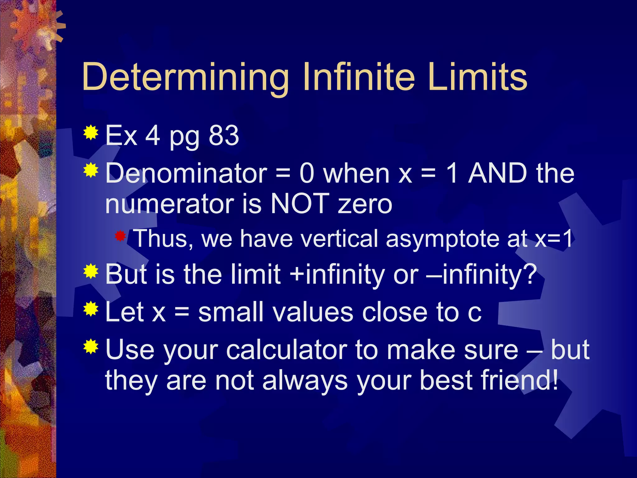 1541 infinite limits | PPT | Free Download