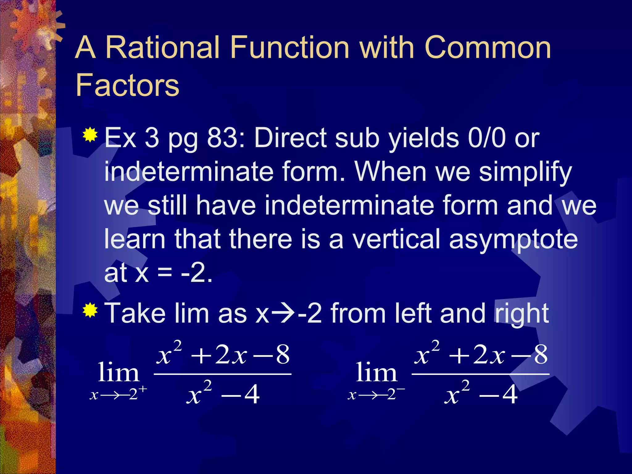 1541 infinite limits | PPT