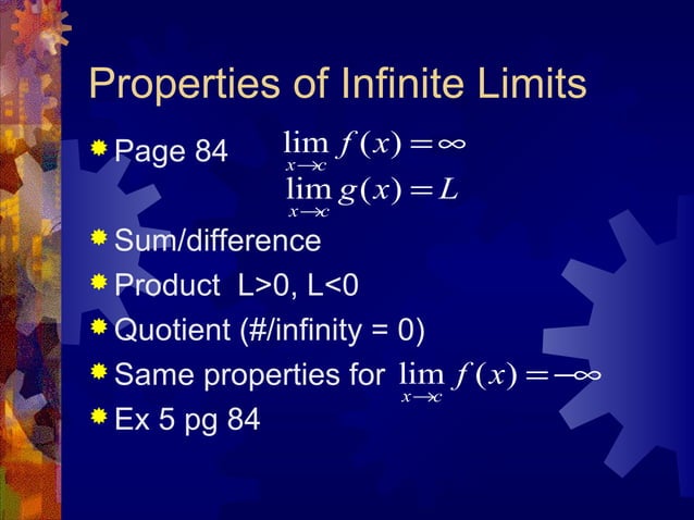 1541 infinite limits | PPT