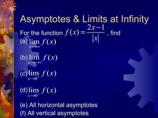 1541 infinite limits | PPT