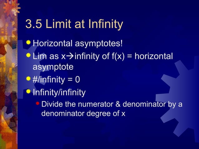 1541 infinite limits | PPT