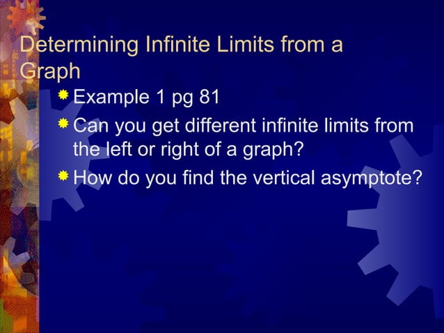 1541 infinite limits | PPT