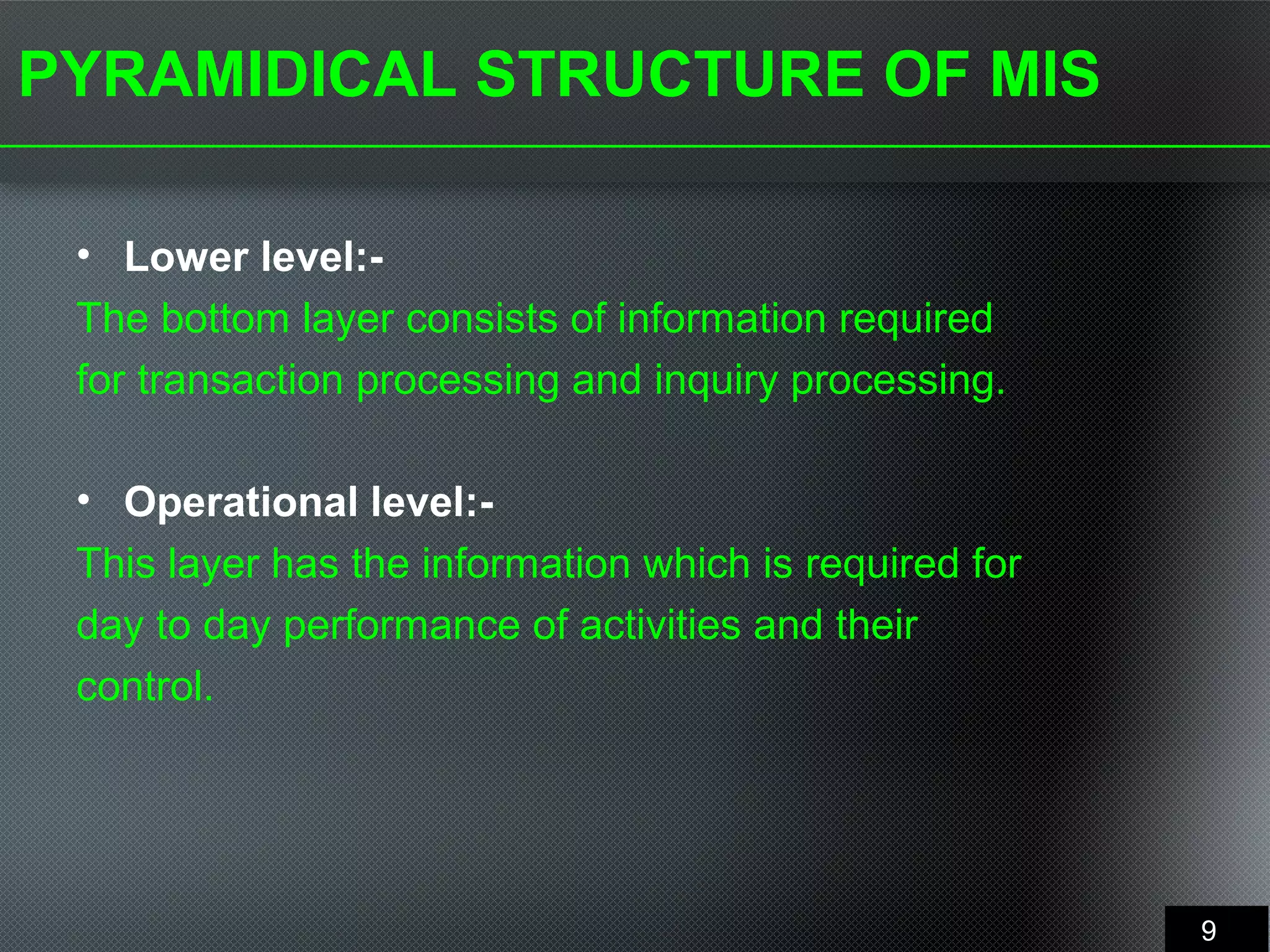 management information systems (MIS) | PPT