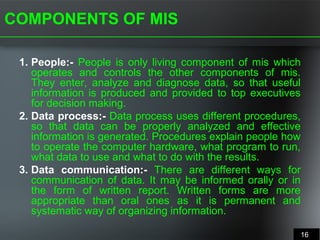 management information systems (MIS) | PPT