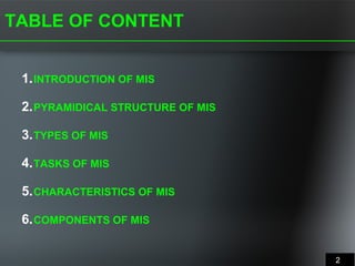 management information systems (MIS) | PPT