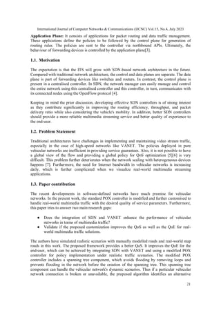 Real-World Multimedia Streaming for Software Defined Vehicular Ad Hoc Networks | PDF