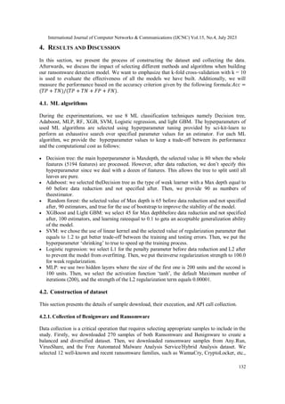 Ransomware Attack Detection based on Pertinent System Calls Using Machine Learning Techniques | PDF