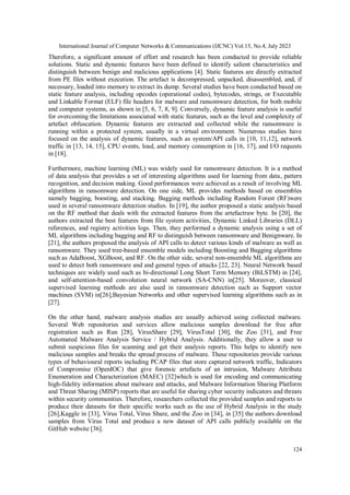 Ransomware Attack Detection based on Pertinent System Calls Using Machine Learning Techniques | PDF