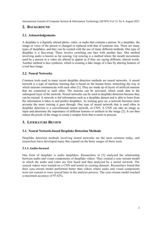 Recent Advancements in the Field of Deepfake Detection | PDF