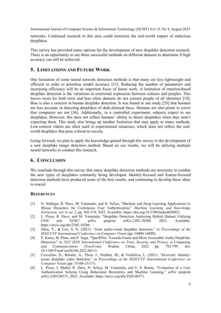 Recent Advancements in the Field of Deepfake Detection | PDF