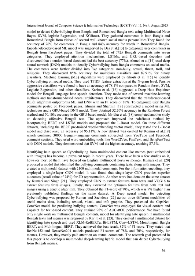 Multimodal Cyberbullying Meme Detection From Social Media Using Deep ...