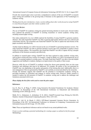 Analysing Chatgpt’s Potential Through the Lens of Creating Research ...